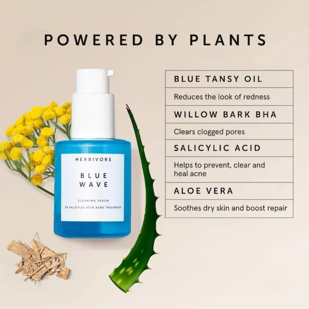 Herbivore Botanicals | Skincare | Herbivore Blue Wave Clearing Serum Oz ...